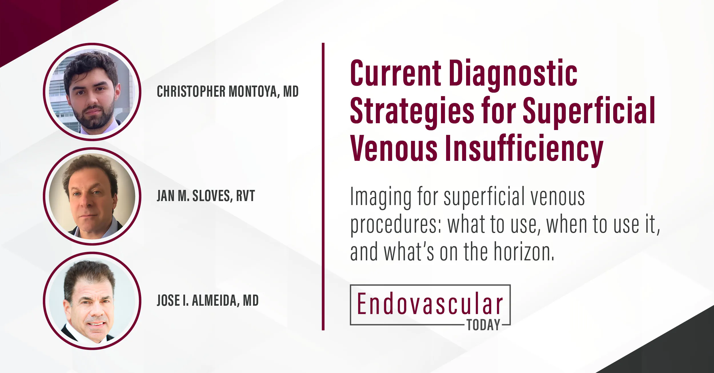 Current Diagnostic Strategies for Superficial Venous Insufficiency ...